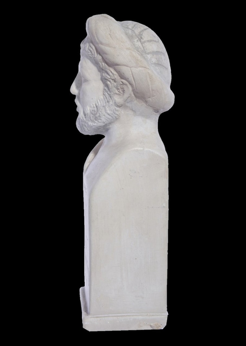 Pythagoras Bust Head Statue the Great Mathematician and Greek - Etsy