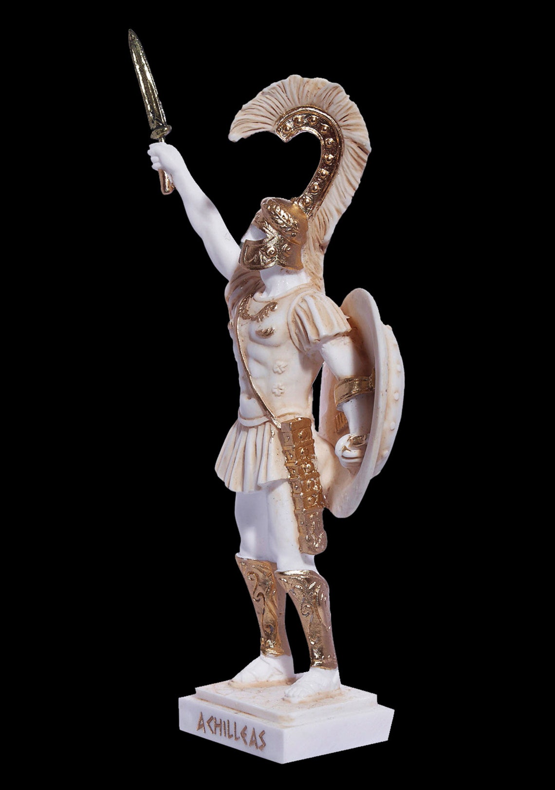 Achilles Statue With His Sword and Shield the Great Greek - Etsy
