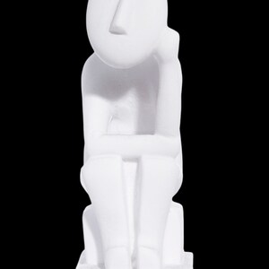 The Thinker Figurine of Cycladic Art Cycladic Idol Μan the - Etsy