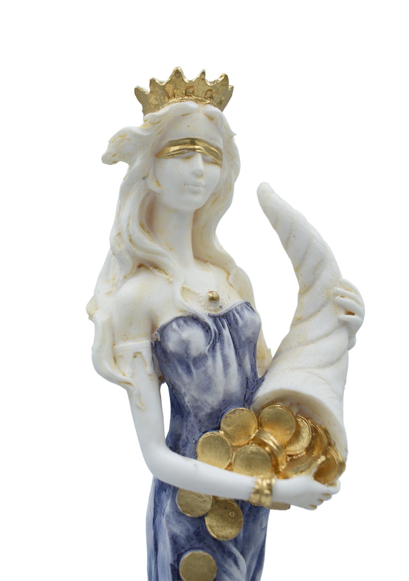Tyche Fortuna Statue Goddess Of FortuneLuck And Wealth | Etsy