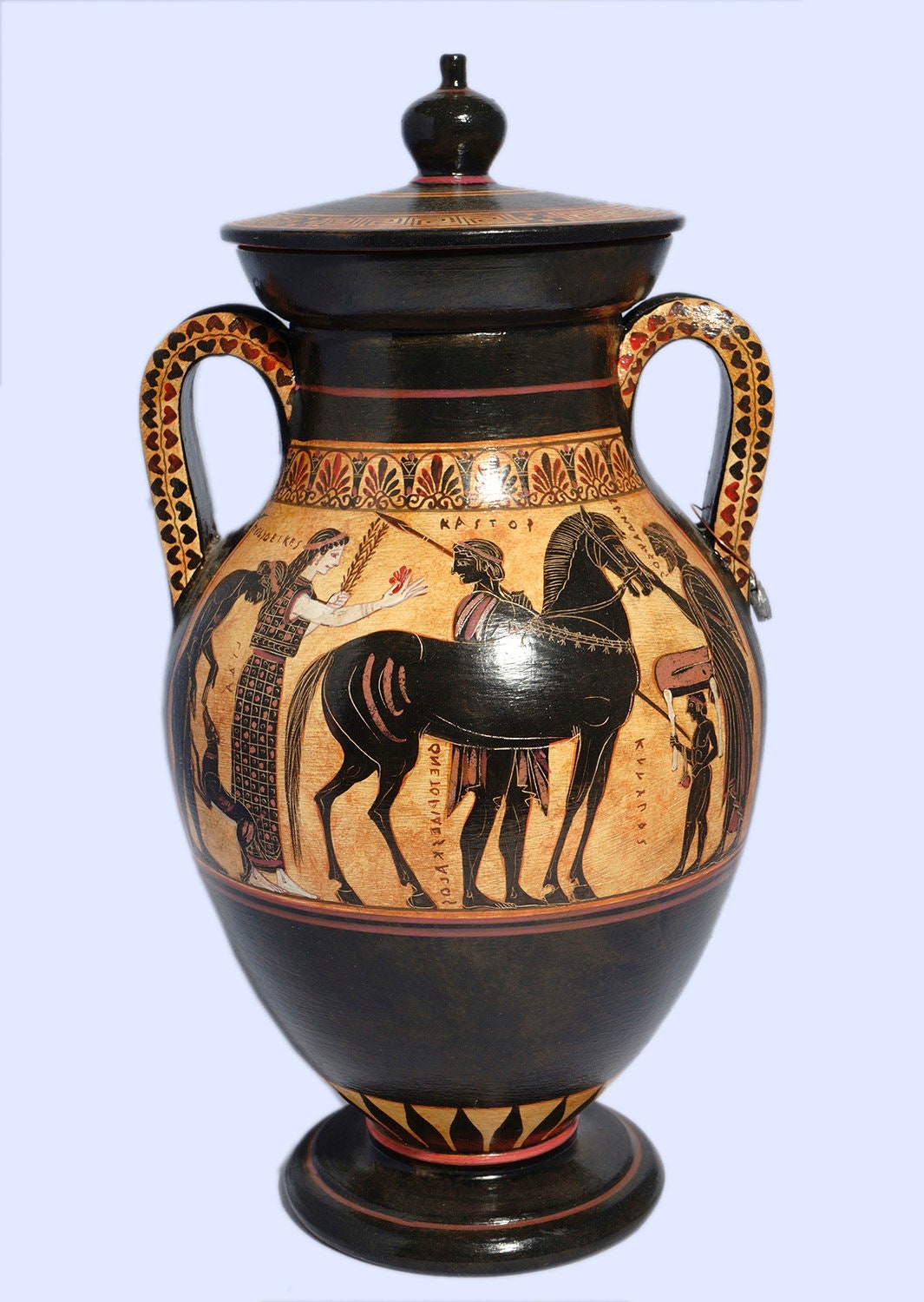Achilles And Ajax Playing A Game
