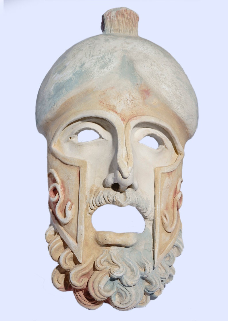 Ares Mars Plaster Wall Mask God of War Ancient Greek Masks - Etsy