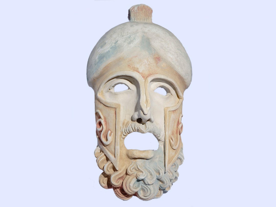 Ares Mars Plaster Wall Mask God of War Ancient Greek Masks - Etsy