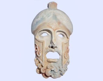 Ares Mars Plaster Wall Mask God of War Ancient Greek Masks | Etsy