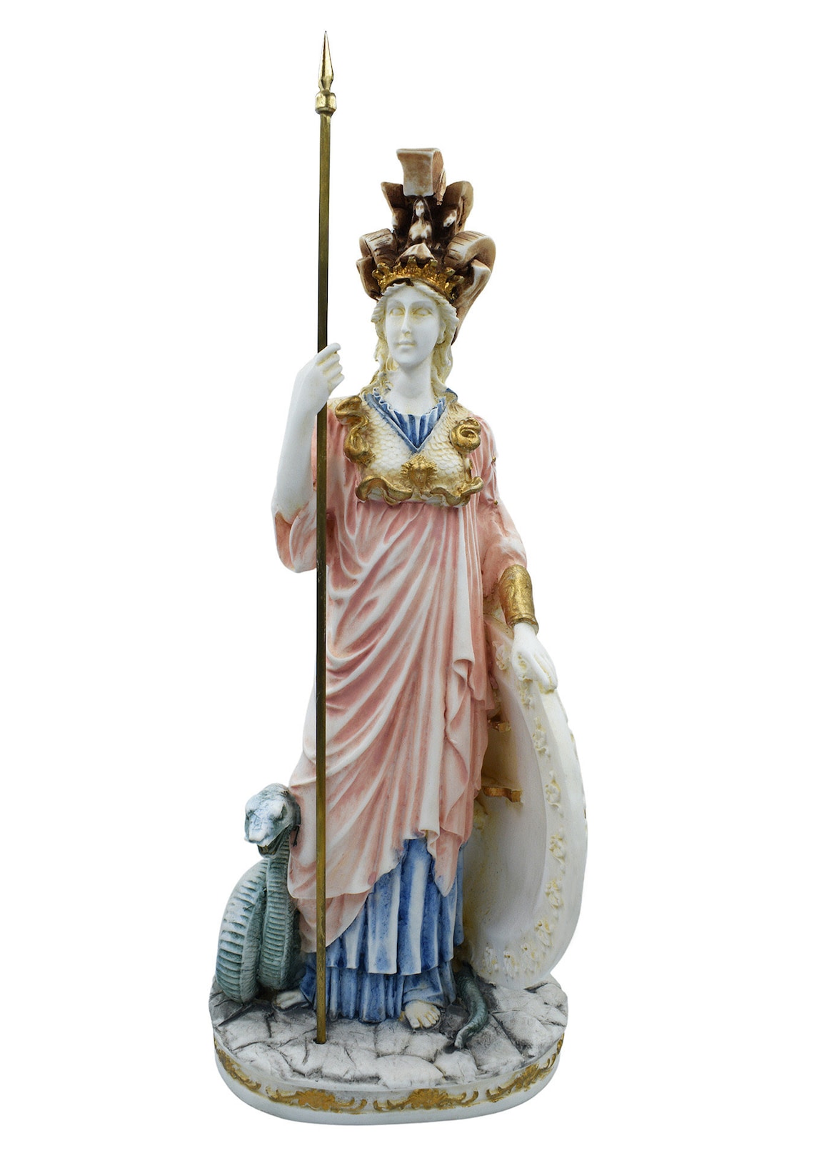 Estatua de Atenea Minerva Diosa griega de la sabiduría - Etsy España
