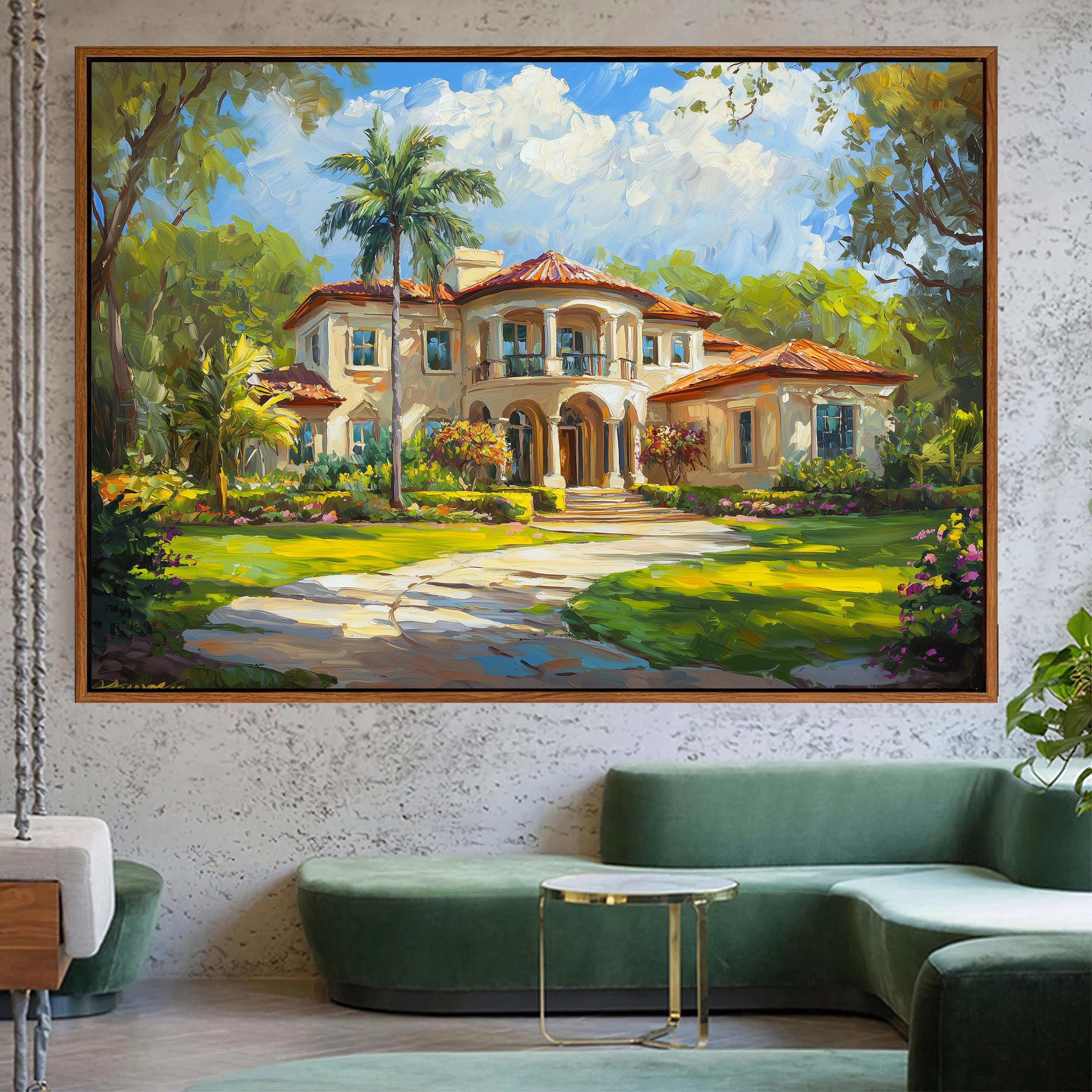 Hand-painted House Oil Painting – Custom Home Portrait Art - Etsy