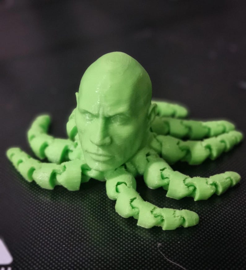 3d Printed the Rocktopus the Rock Octopus - Etsy