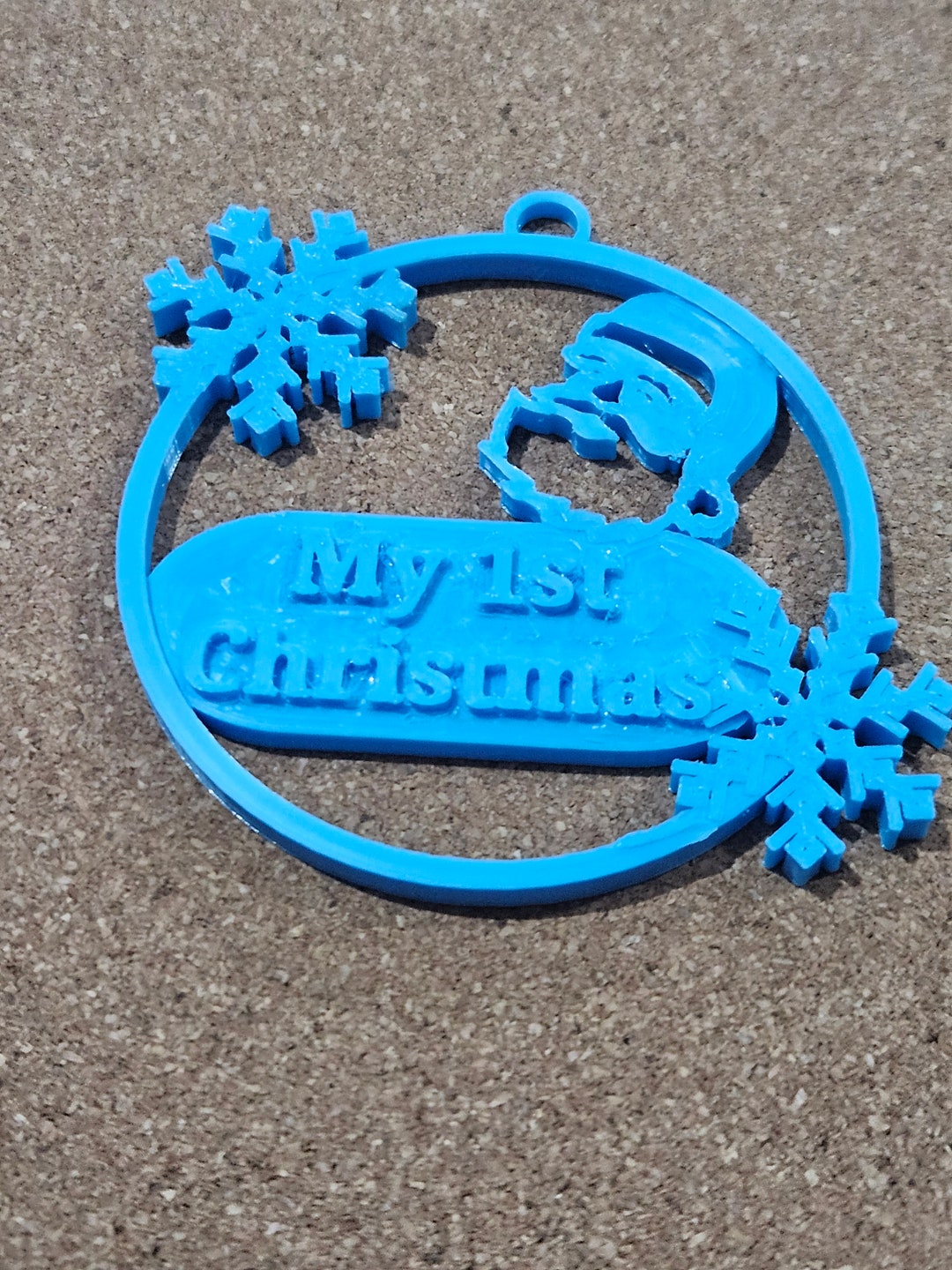 3d Printed Baby's 1st Christmas Baubles Boy and Girl 2 Pack - Etsy