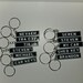 3d Printed Car Number Plate Keyring License Plate Keyring Personalized ...