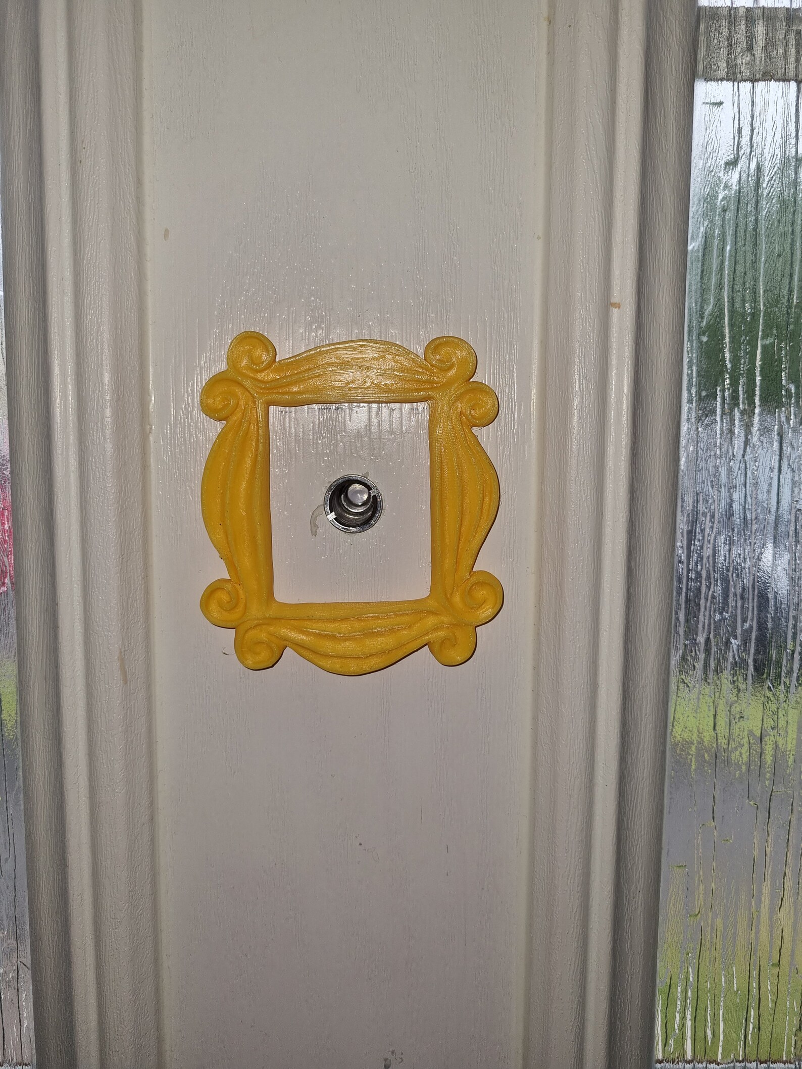 3D Printed Yellow Peep Hole Frame - Etsy