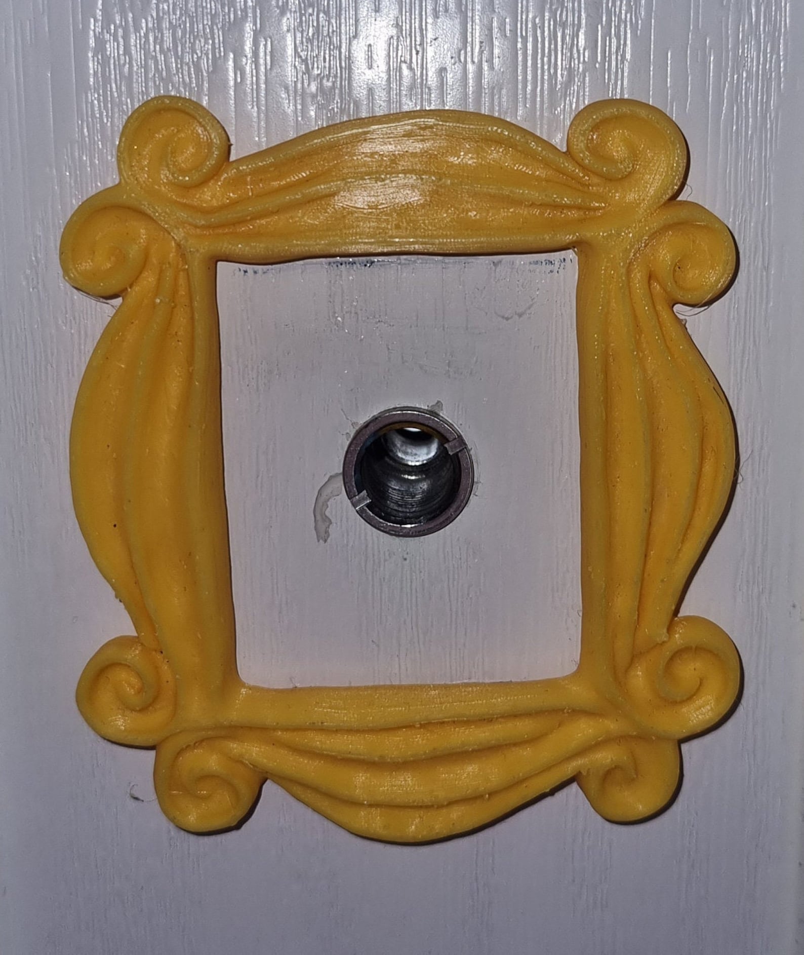 3D printed yellow peep hole frame | Etsy