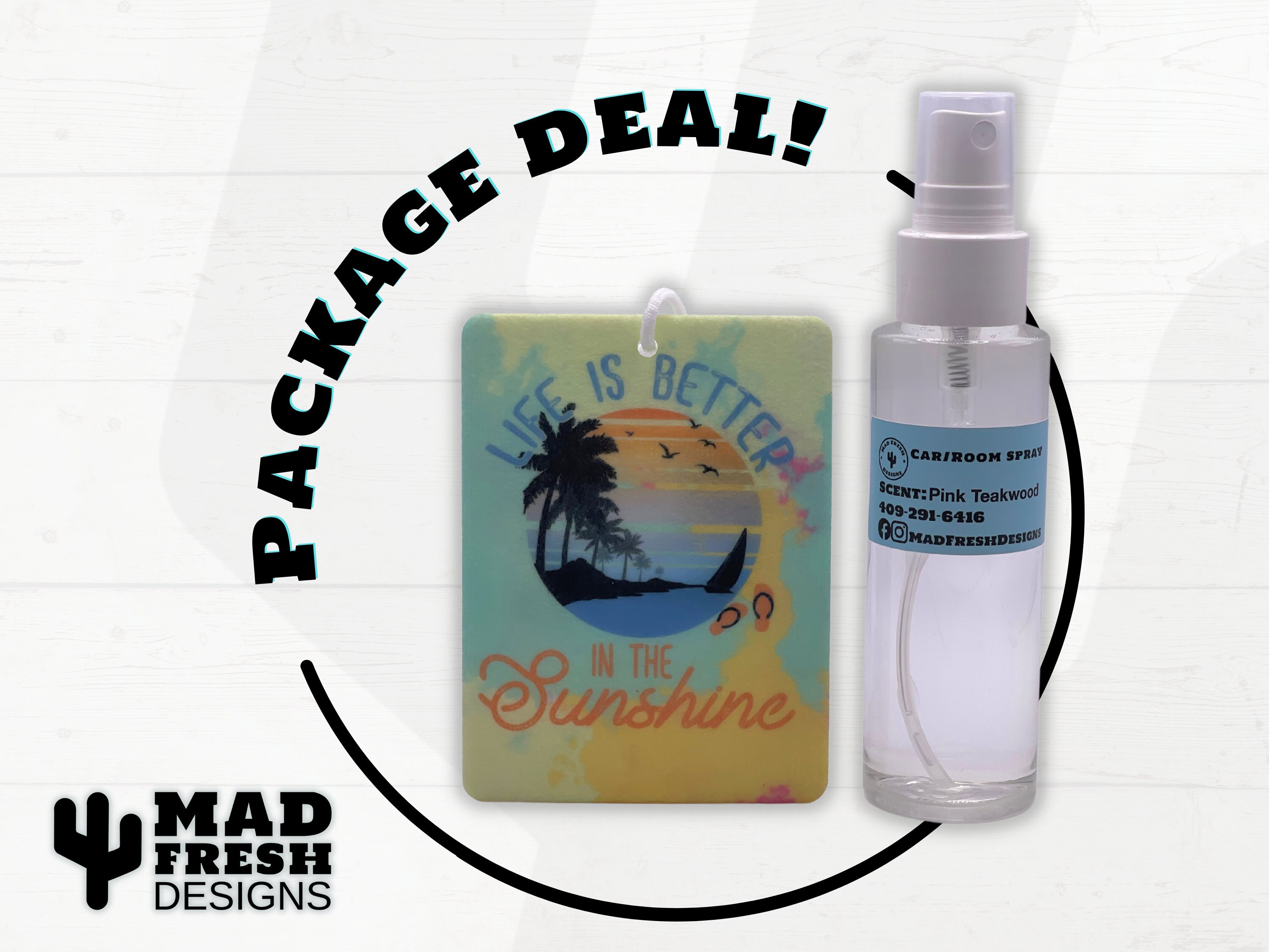 Paradise Felt Freshie, Felt Air Freshie Scent Spray, Car Air Fresheners ...
