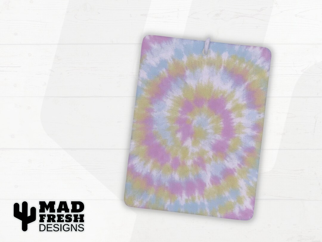 Pastel Tie-dye Felt Freshie, Felt Air Freshie Scent Spray, Car Air ...