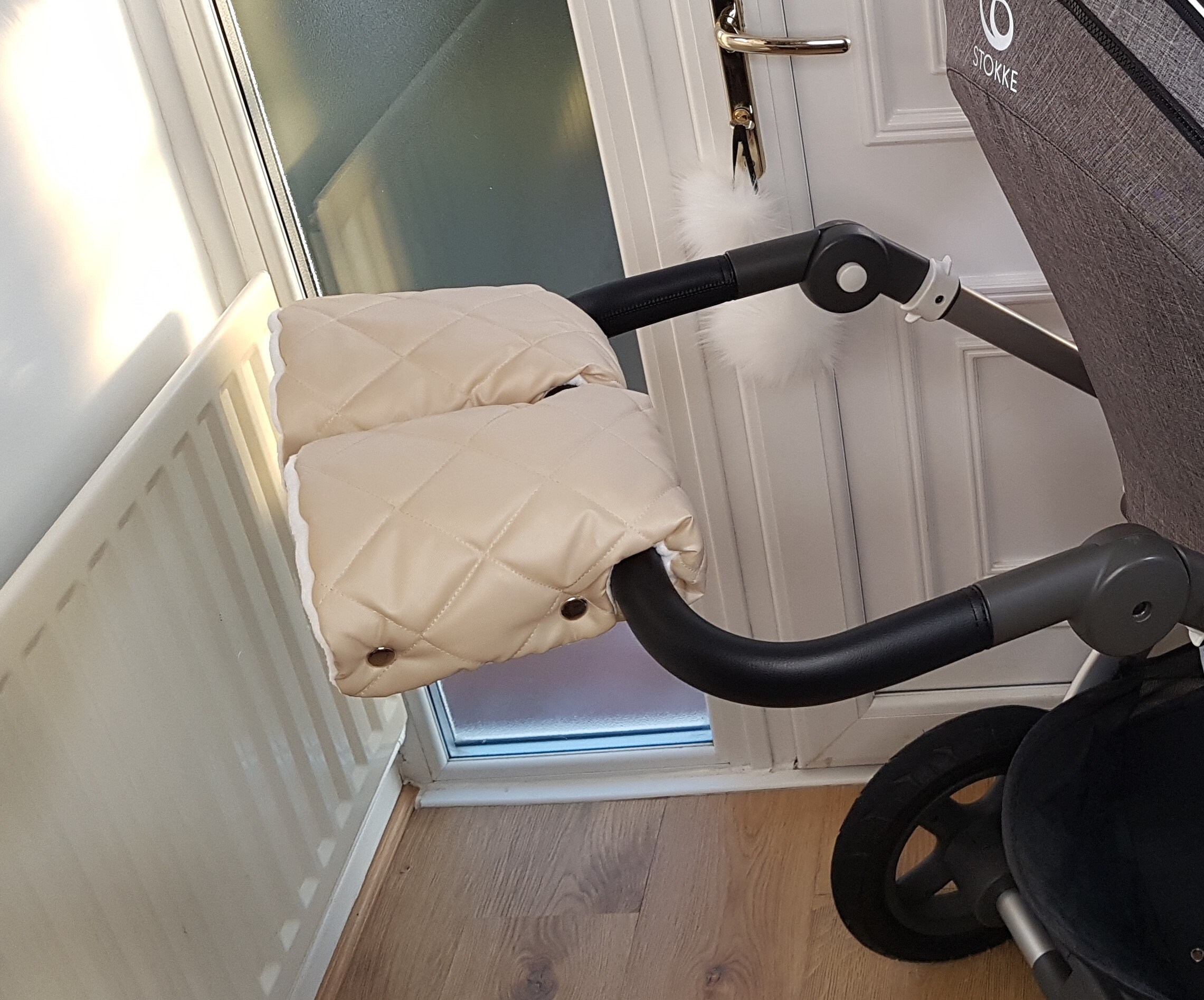 Baby Pram Cream Manoplas de mano Kit de invierno con calentadores de ...