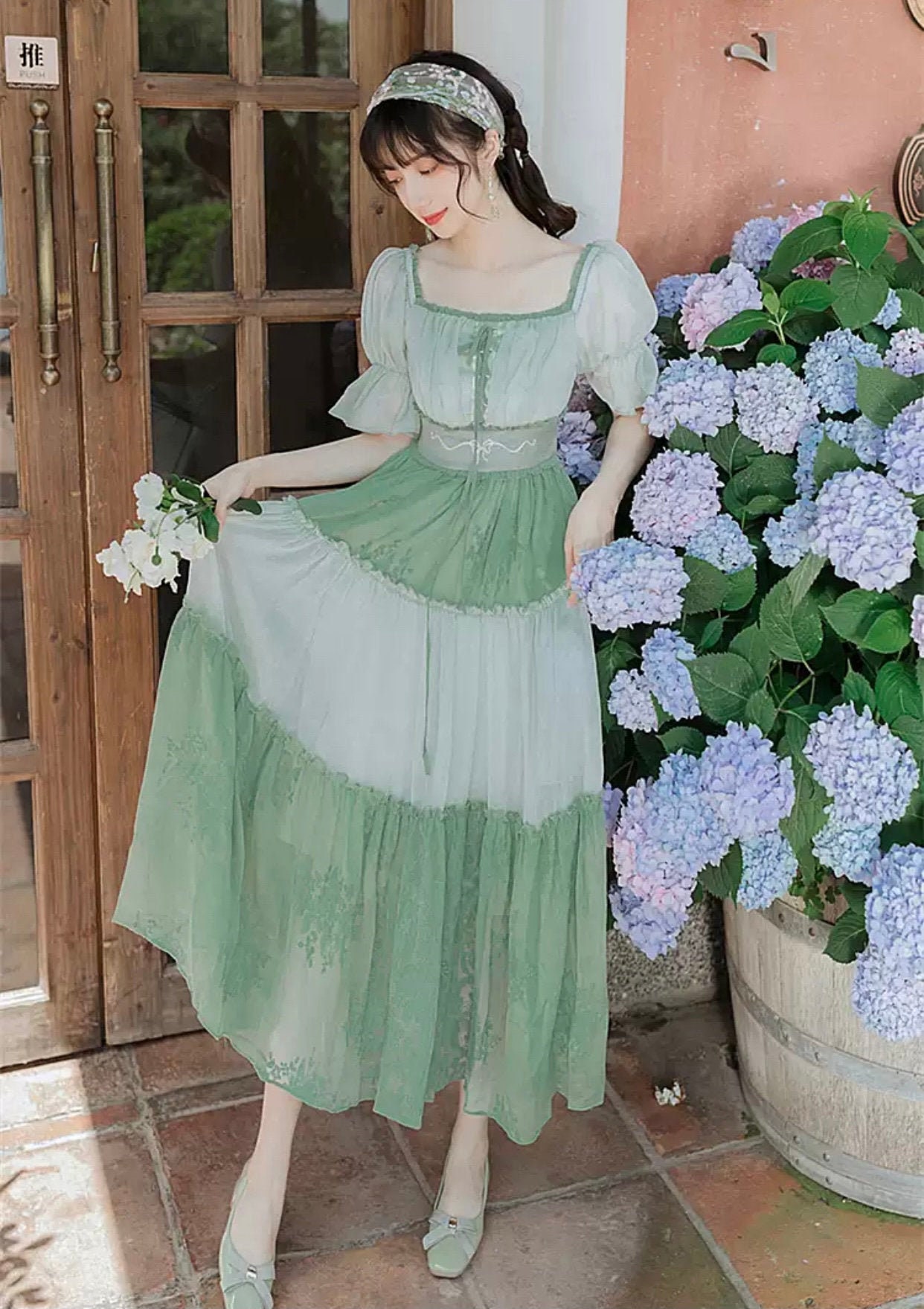 Dress Cottage Dress Cottagecore Dress Summer Boho Etsy