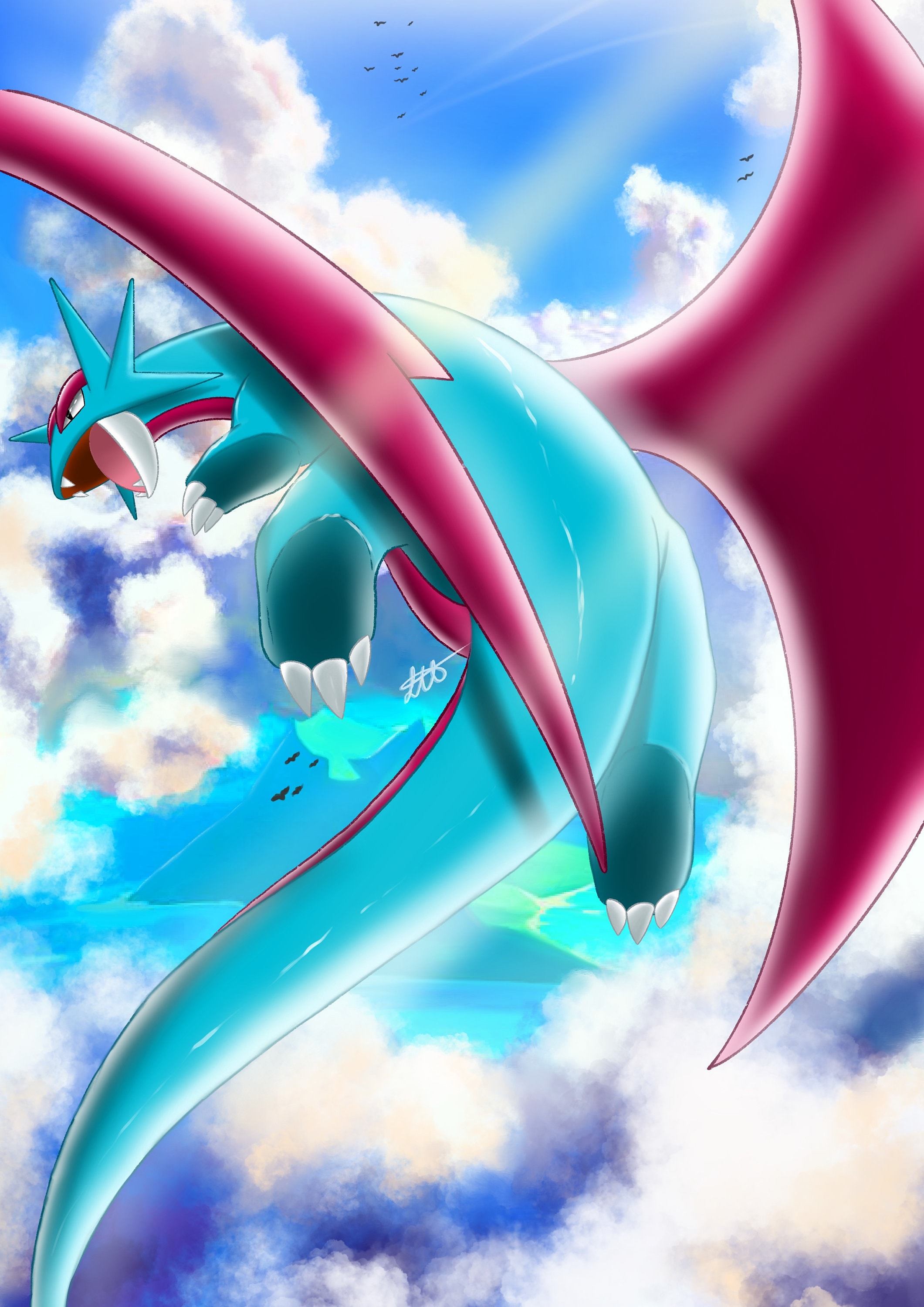 Pokemon Salamence Wallpaper