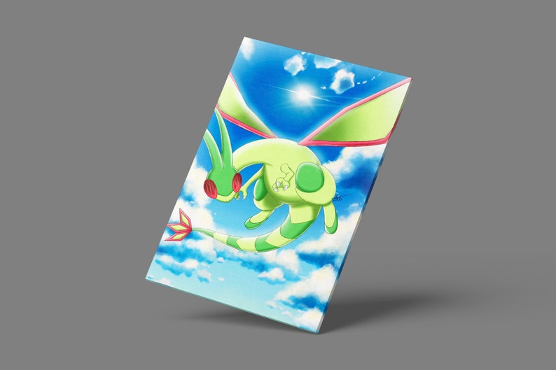 Printable Flygon Poster A3 Flygon pokemon Digital Print pokemon Instant ...