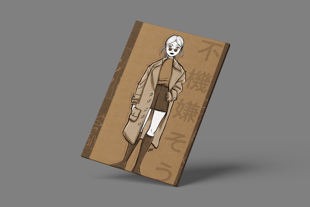 Printable OC Sienna Poster A4 Sienna original Artwork Digital Print ...