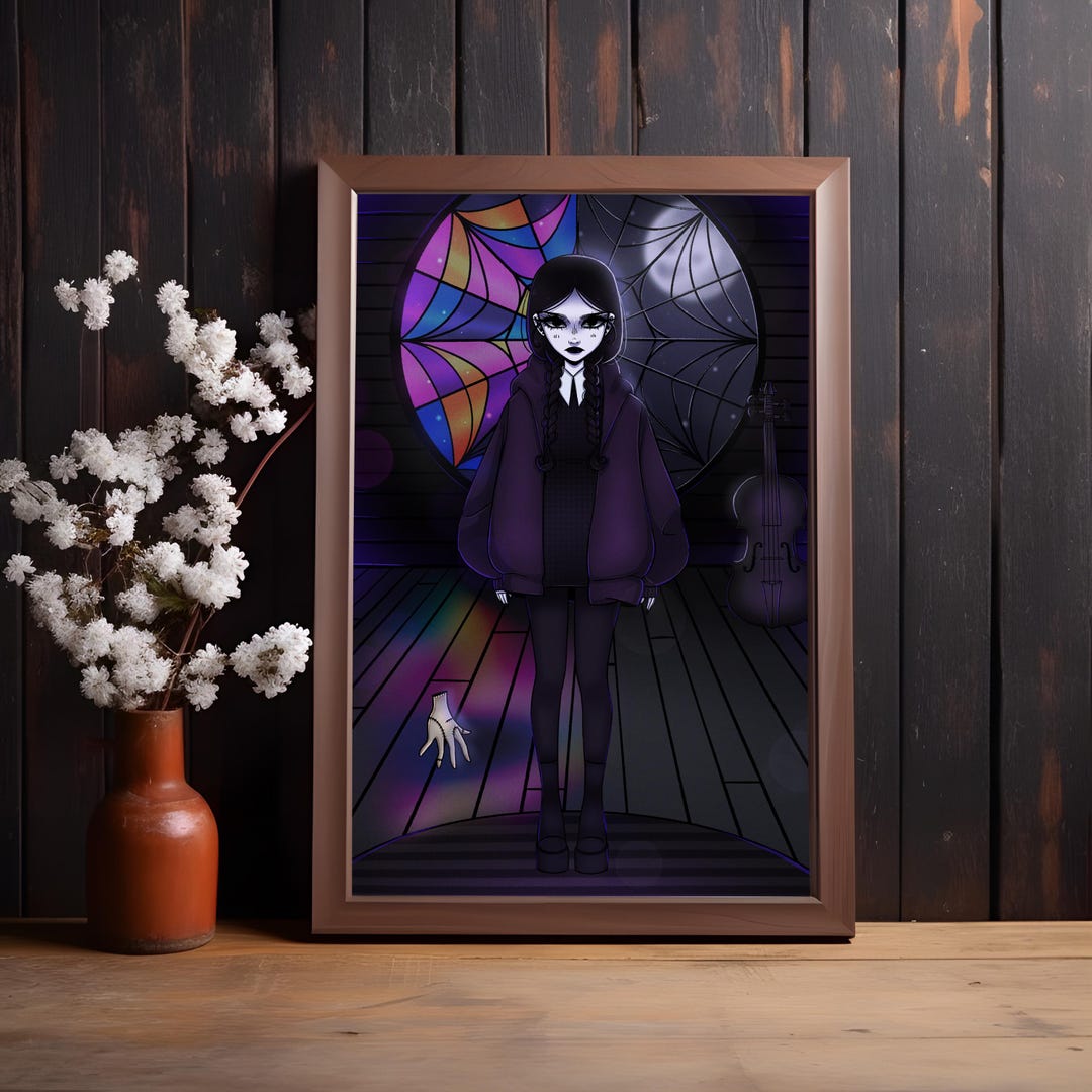 Wednesday | A3 / A4 | Physical Print | Fan Art | Wednesday Fan Art ...