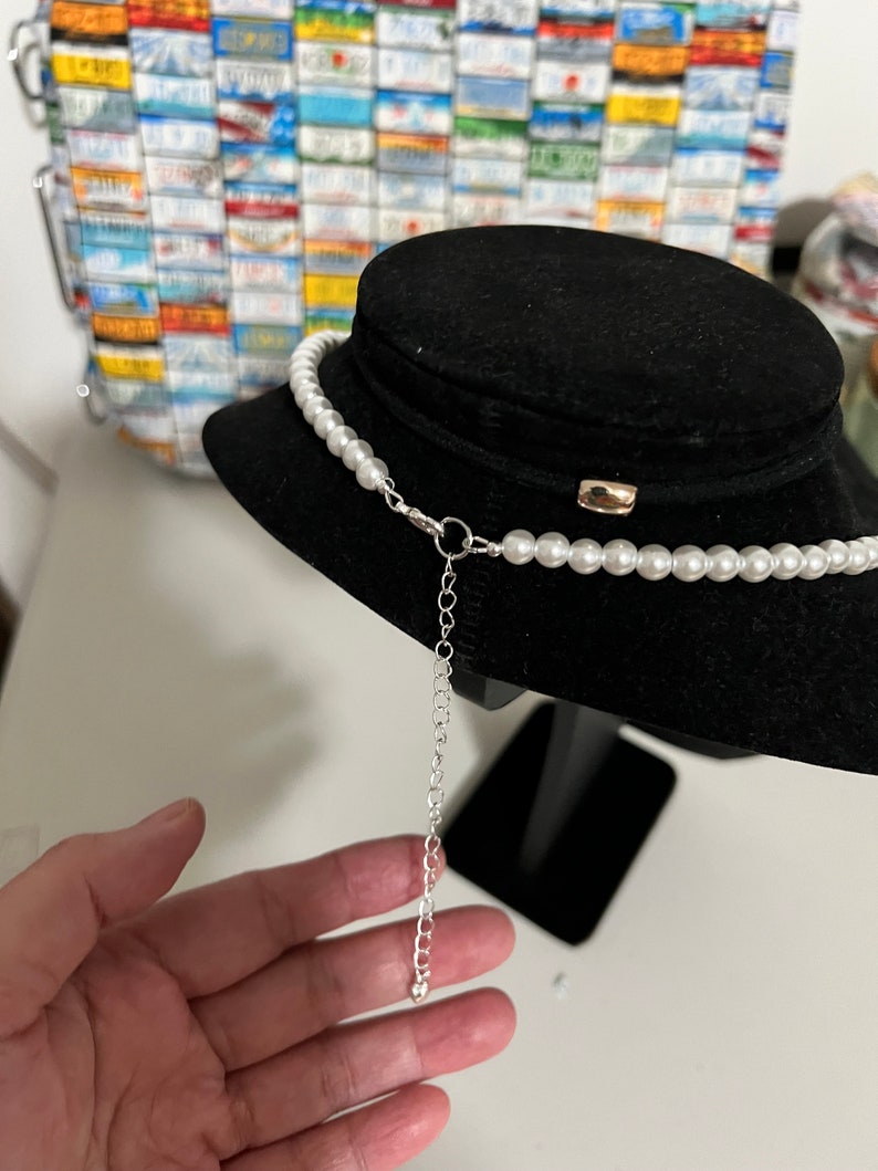 Freshwater Pearl Necklace, Slightly Irregular Shape Round Fresh Water ...