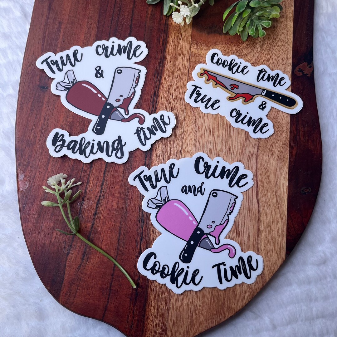TRUE CRIME & Baking Stickers - Etsy