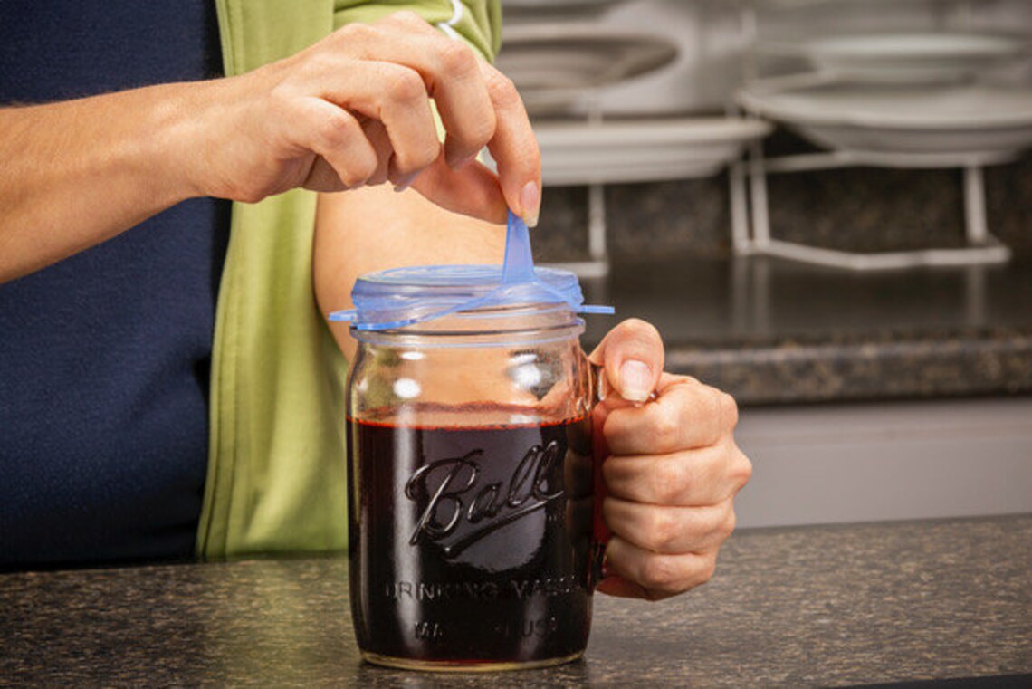 Silicone Container Stretch Lids (10 Pack), Flexible, Eco Friendly ...