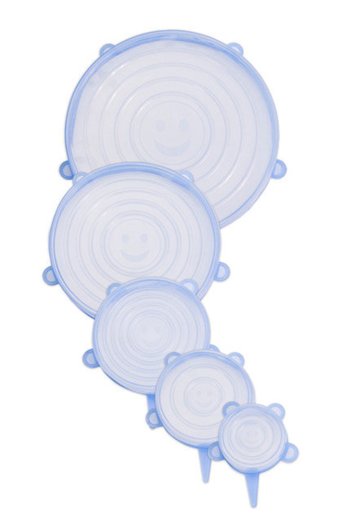 Silicone Container Stretch Lids (10 Pack), Flexible, Eco Friendly ...