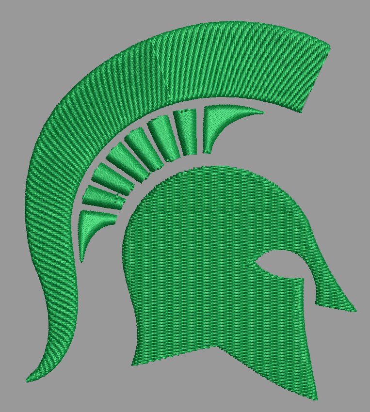 Spartan Embroidery Design 3 Sizes 9 Formats | Etsy