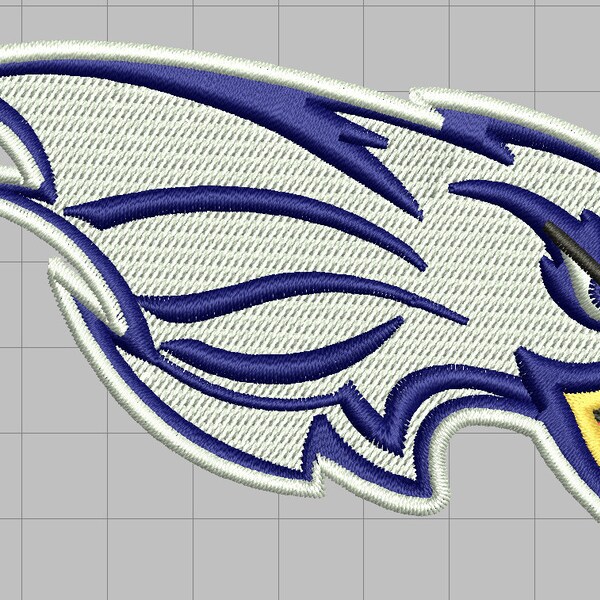 Falcon Embroidery Design - Etsy