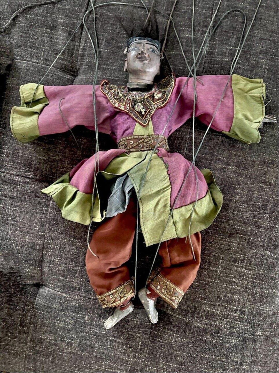 Antique Wood Burmese Puppet Doll Zawgyi Marionettes Figure - Etsy