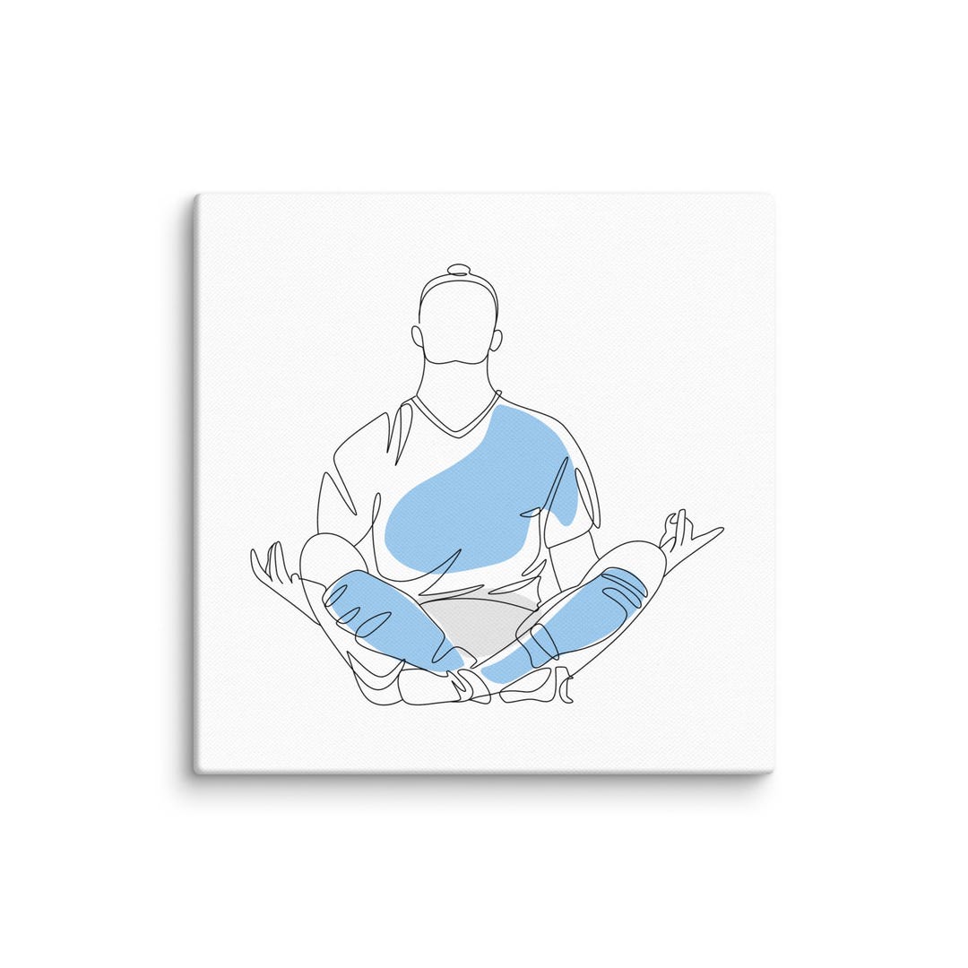 Erling Haaland Goal Meditation Canvas | Haaland Goal Celebration ...