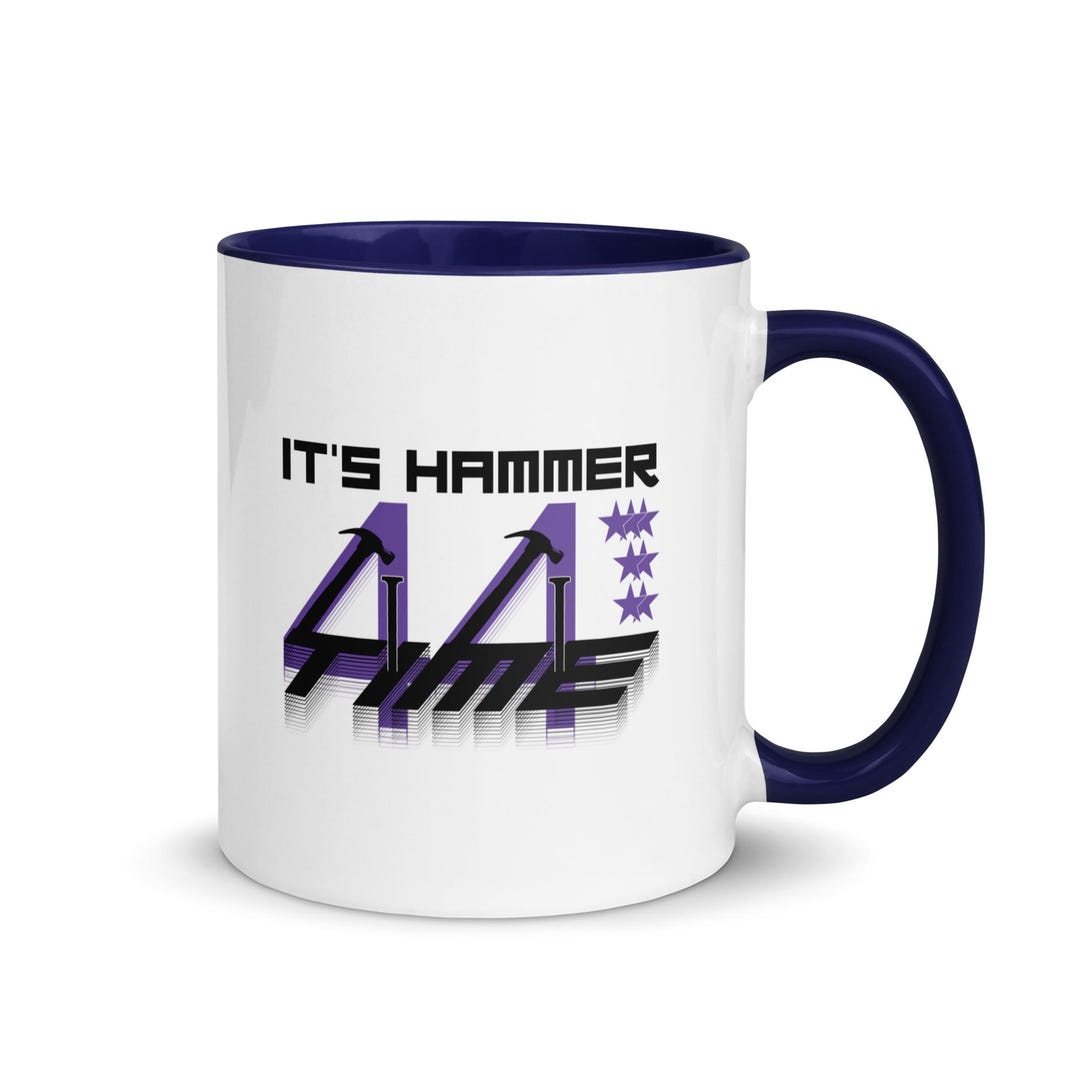 Lewis Hamilton Hammer Time Mug, With Colour Inside | F1 Mug | F1 Lewis ...