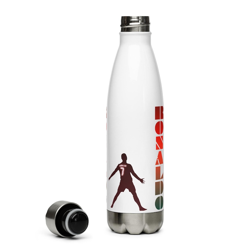 Cristiano Ronaldo Stainless Steel Water Bottle | CR7 Water Bottle ...
