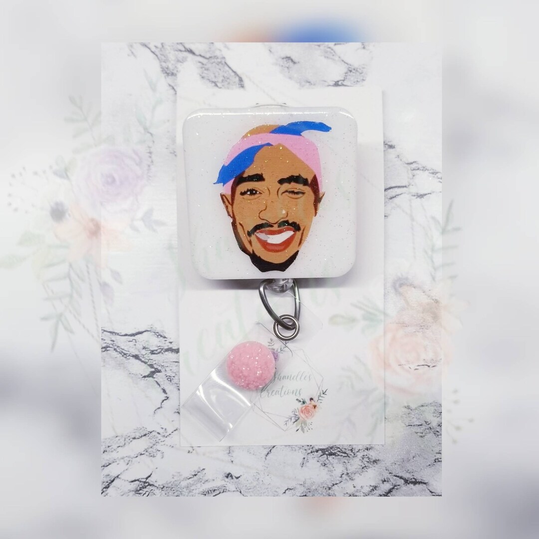 Tupac Badge Reel or Custom Image - Etsy
