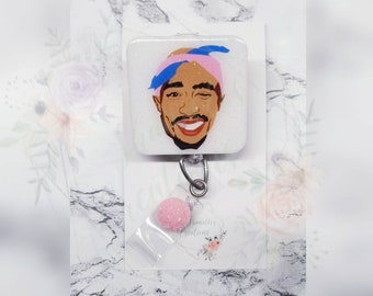 Tupac Badge Reel - Etsy