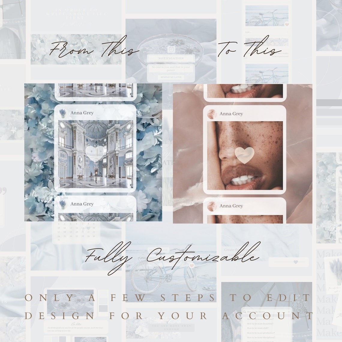 50 Canva Post Templates for Instagram Canva Templates Kit - Etsy