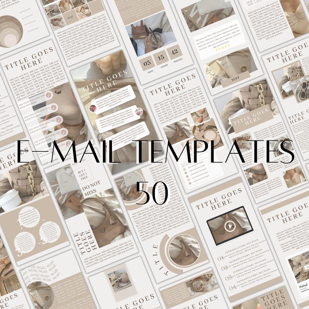 Canva E-mail Marketing Template | Mailchimp Template | E-mail ...