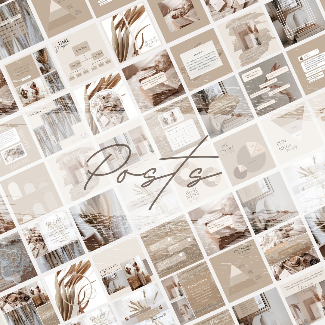 60 Blogger Template Instagram Template Branding Templates Bundle Canva ...