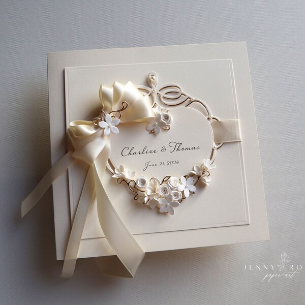 Handmade Wedding Cards - Etsy