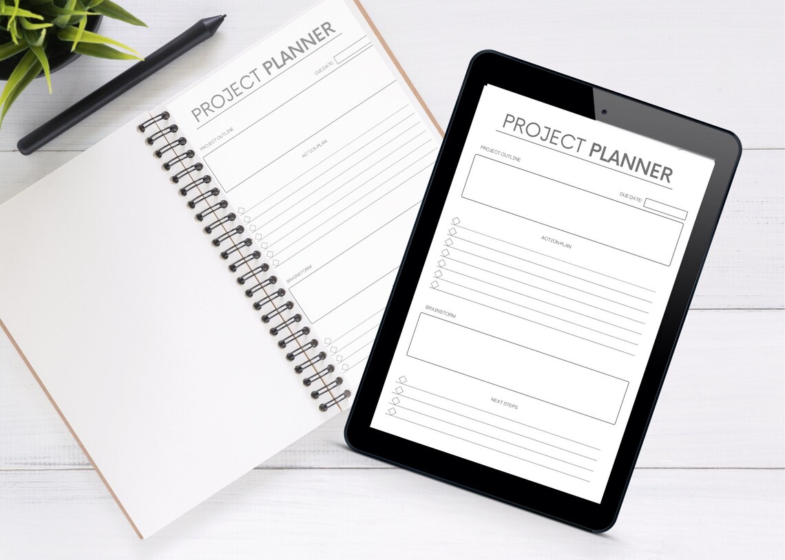 Project Planner Printable Available in A4, A5 and Letter Sizes A5 ...