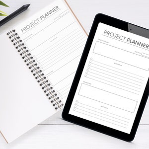 Project Planner Printable Available in A4, A5 and Letter Sizes A5 ...