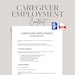 Caregiver Employment Contract Template | Home Care Worker Agreement ...