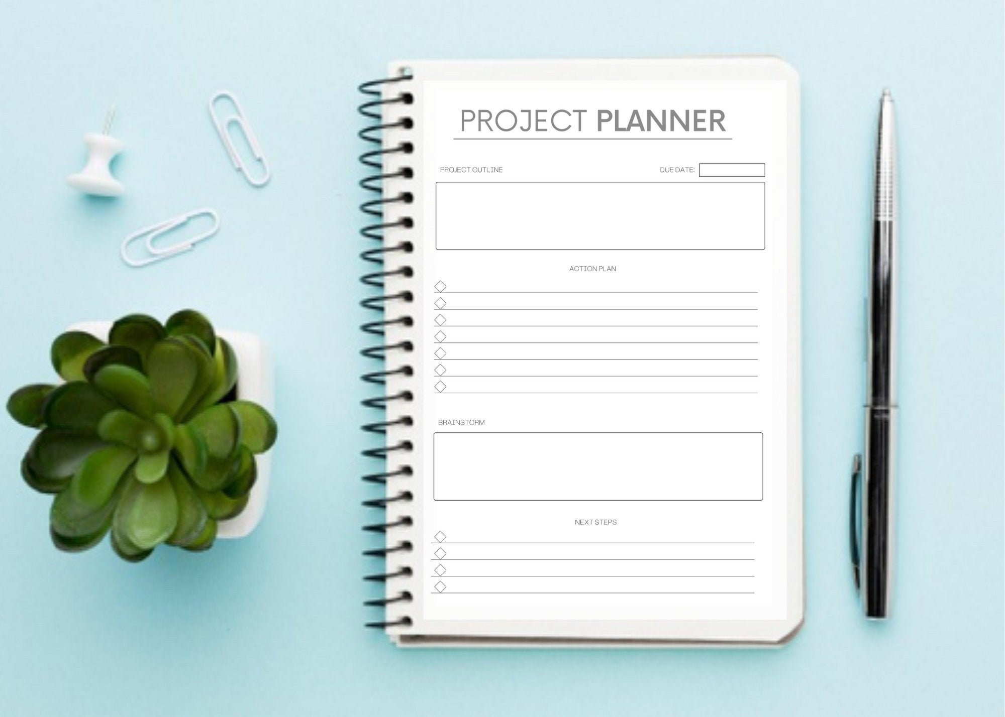 Project Planner Printable Available in A4, A5 and Letter Sizes A5 ...