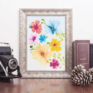 Original Floral Print - Etsy