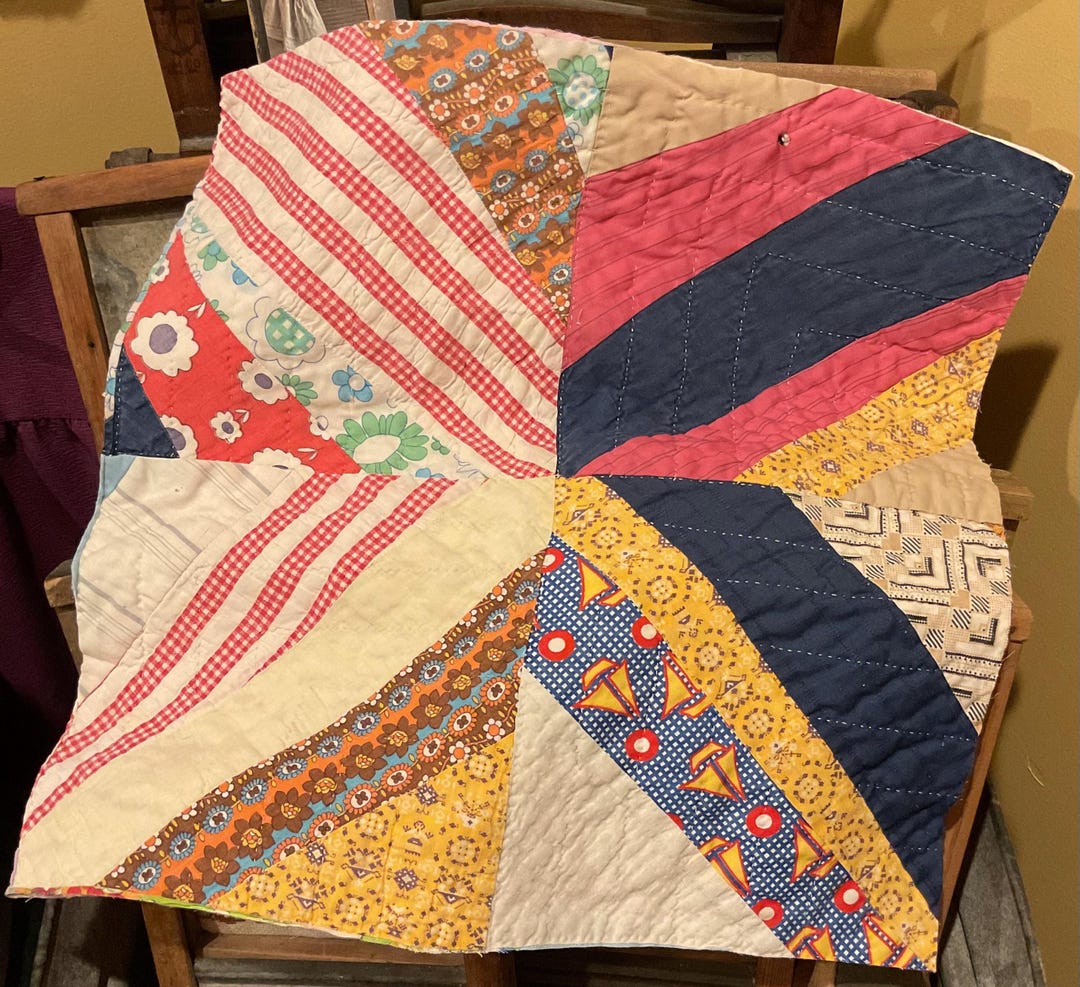 Vintage Quilt Piece, Antique Quilt Piece, Cutter Quilt Piece ...