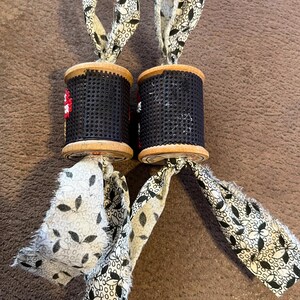 Cross Stitch Spool, Vintage Wooden Spool, Christmas Ornament, Gift ...