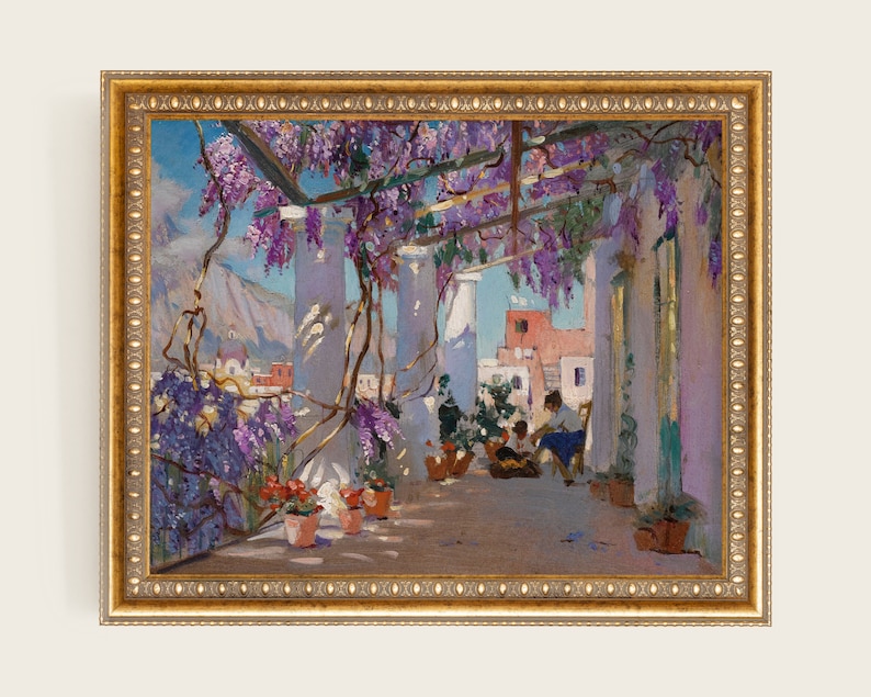 Eclectic Frame TV Gallery Wall Set Vintage Oil Painting - Etsy