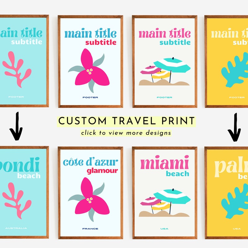 Travel Poster - Etsy