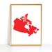 Canada Day Wall Art Canada Day Decorations Canadian Prints Set of 10 ...