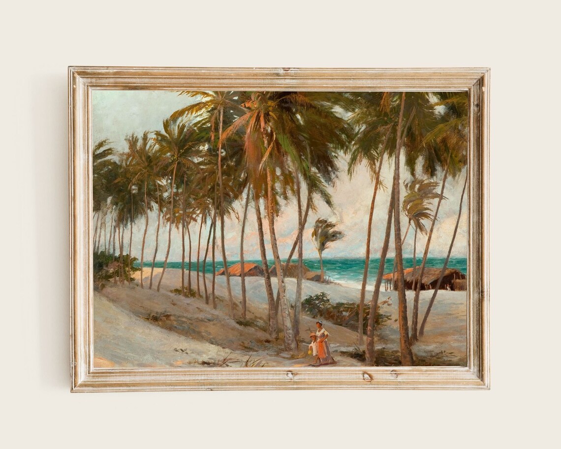 Tropical Vintage Gallery Set Vintage Tropical Set of Prints - Etsy